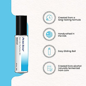 DEMETER Pure Soap Roll On Perfume Oil, 0.33 Oz, Long-Lasting