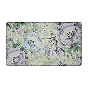 Laura Ashley Anti-Fatigue Comfort 20"x32" Kitchen Mat, Francesca