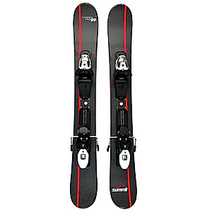Summit Carbon Pro 99cm Skiboards Snowblades with Atomic M10 Release Bindings NEW