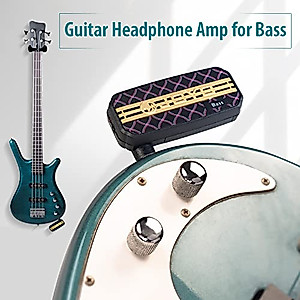 JOYO Bass Guitar Headphone Amp Bassist Pocket Mini Practice Amplifier with Aux in (JA-03B)