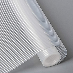 Bloss Shelf Liner Cabinet Pad Refrigerator Mat Waterproof Non-Slip Drawer Mat for Kitchen Home-Clear, 17.7 ×59 Inch