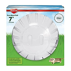 Kaytee 7" Clear Run-About Exercise Ball For Pet Hamsters & Gerbils