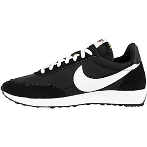NIKE Men's Race Running Shoe, Black White Team Orange, 11