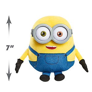 Just Play Illumination’s Minions: The Rise of Gru Laugh & Giggle Bob Plush, Kids Toys for Ages 3 Up