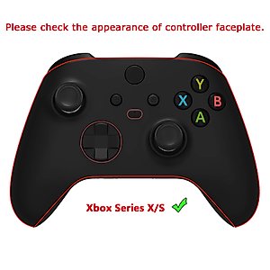 eXtremeRate ASR Version Custom Shell for Xbox Core Wireless Controller - Anti Sticks Rubbing Rings - Replacement Accessories Front Cover Faceplate for Xbox Series X & S Controller - Nebula Galaxy