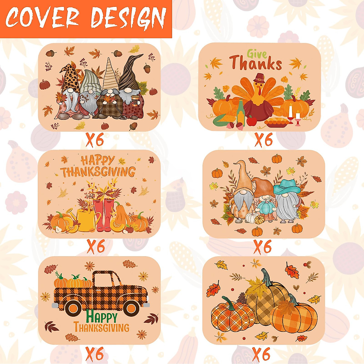 CIEOVO 36 Pack Thanksgiving Aluminum Food Containers with Lids, Watercolor Thanksgiving Leftover Containers Disposable Turkey Aluminum Containers for Fall Thanksgiving Party Supplies