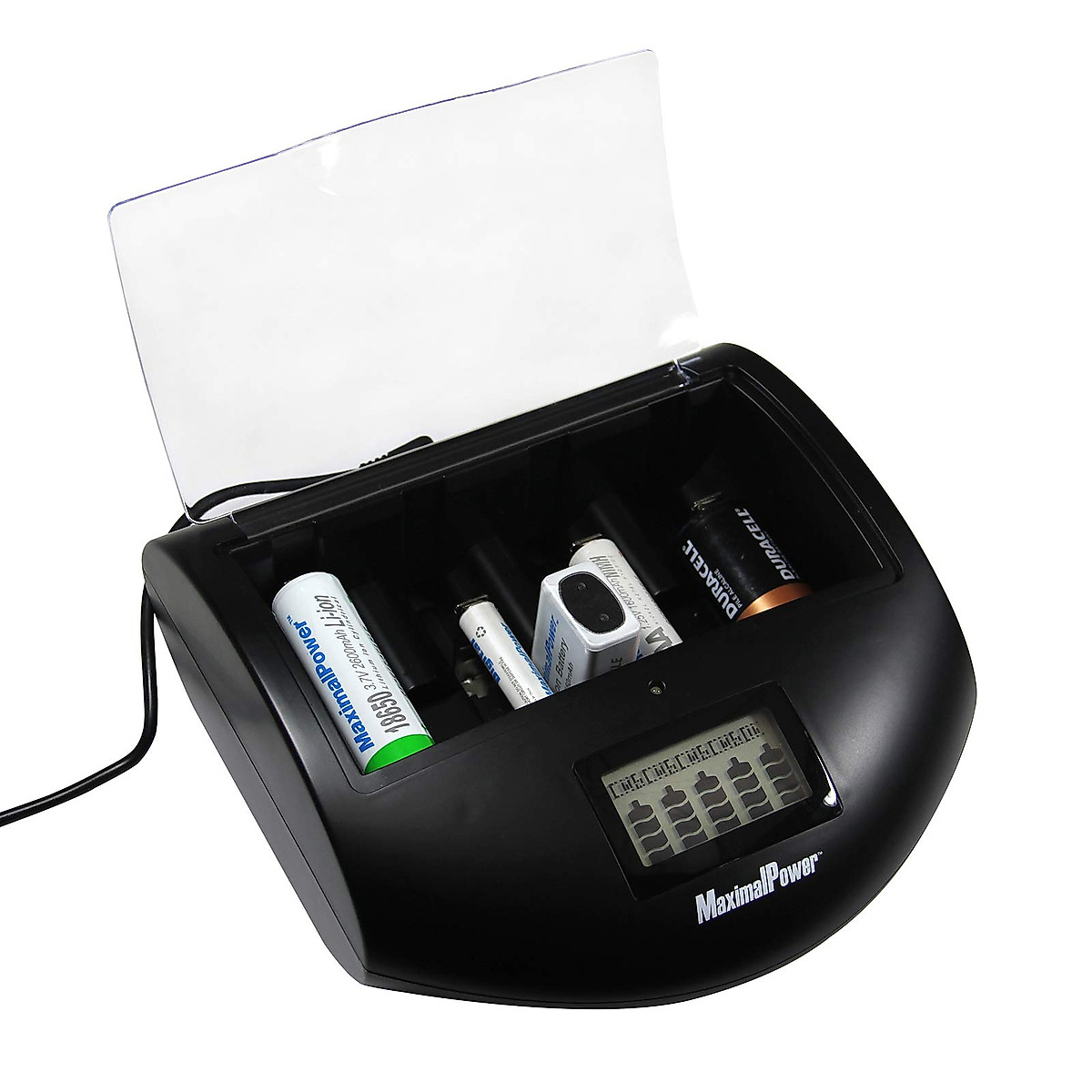 MaximalPower Universal Ultra Smart Charger FC997 for Alkaline NiMh NiCd Li-ion AA AAA C D Battery Cells Charger (Battery Charger only)