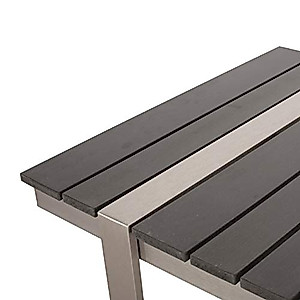 Christopher Knight Home Harding Dining Sets, Gray + Silver + Taupe