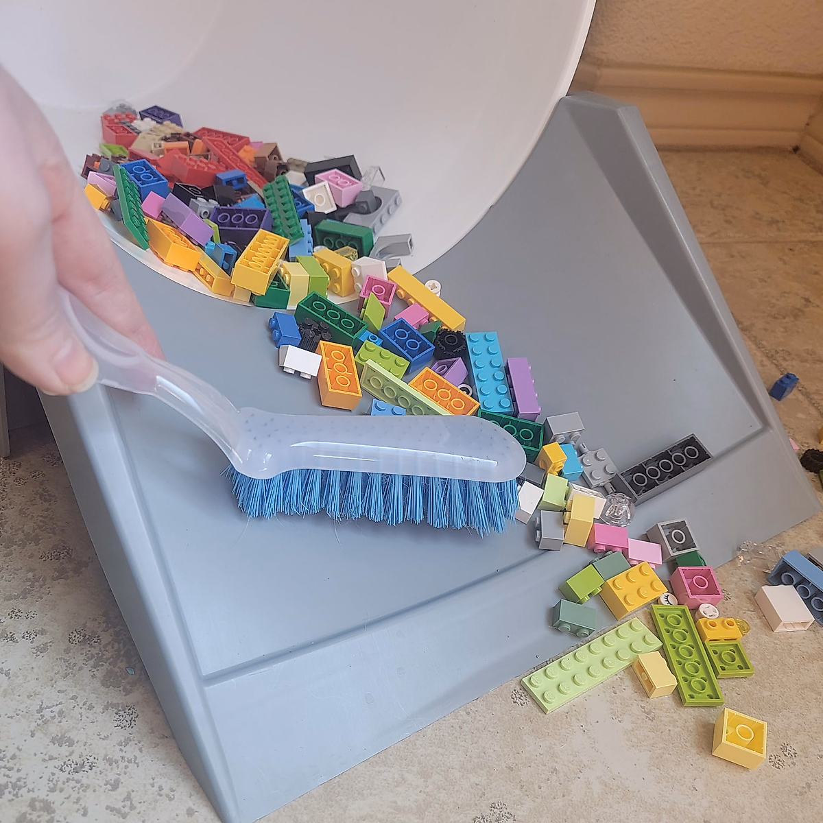 Danco 11033X Attachable Dust Pan Clip-On Scoop for 5-Gallon Buckets, Ultimate Cleaning Tool for Home and Pro Projects