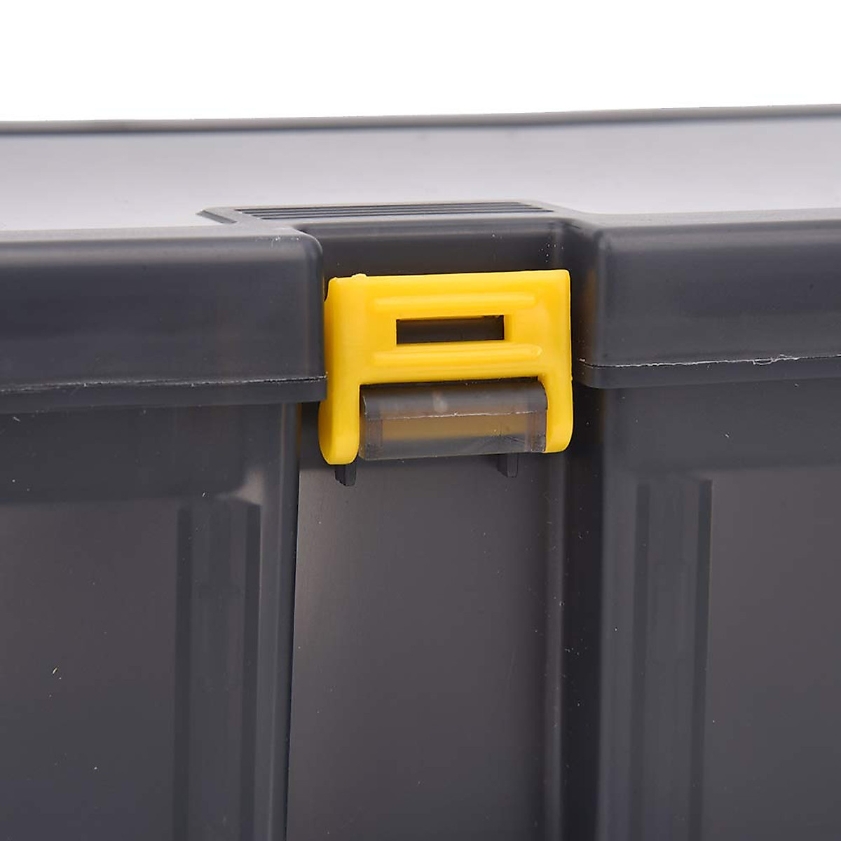 Shipenophy Plastic Fishing Box, PP Material Fishing Accessories Impact Resistance Double Layers Easy to Use for Outdoor for Fishing