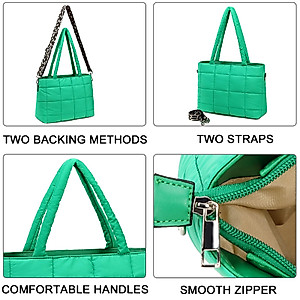 LEDAOU Women's Tote Bag with Zipper - Crossbody, Shoulder, Hobo & Messenger Bag Styles