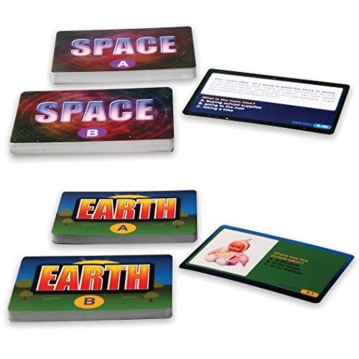 Learning Advantage 6320 Comprehension Blast Off Game, Grade: 2 to 4, 9" Height, 2.5" Width, 8.5" Length