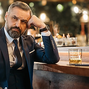 Futtumy Golf Gifts for Men, World’s Okayest Golfer Whiskey Glass for Fathers Day Christmas Birthday Retirement, Golf Gifts for Golfers Men Dad Grandpa Uncle Husband Golf Lover, 10oz Funny Golf Gifts