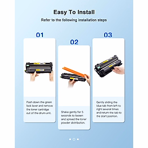 E-Z Ink Pro Compatible TN227 Toner Cartridge Replacement for Brother TN227 TN-227 BK/C/M/Y High Yield TN223 TN-223 Compatible with HL-L3290CDW HL-L3210CW MFC-L3750CDW MFC-L3710CW Printer (4 Pack)