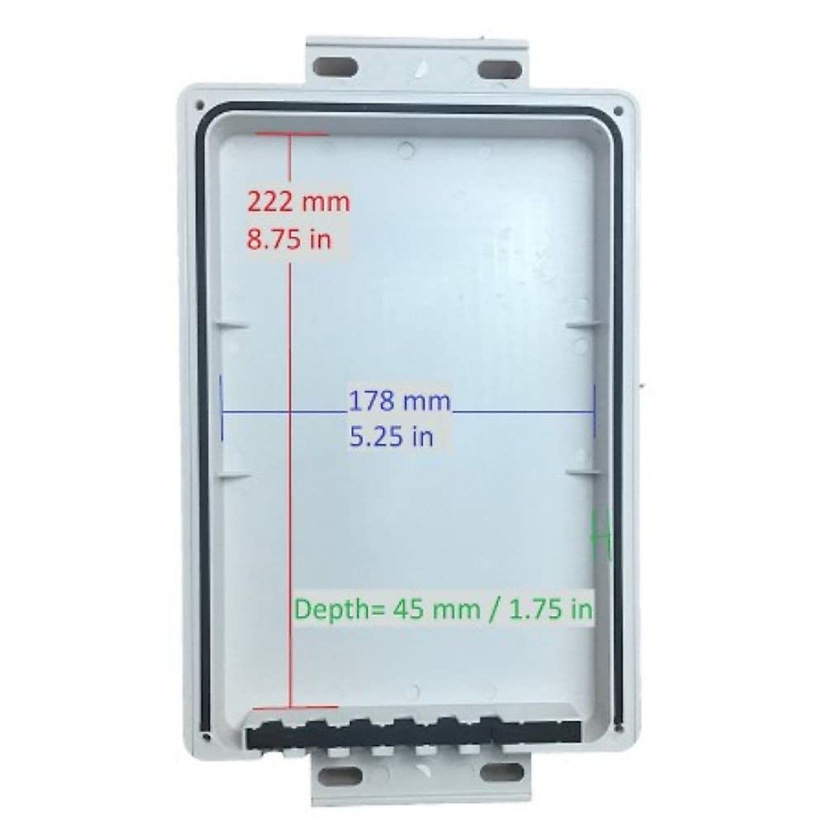 Tycon Systems ENC-SW-8x5 Outdoor Enclosure For TP-SW 5 And 8 Port POE Switches