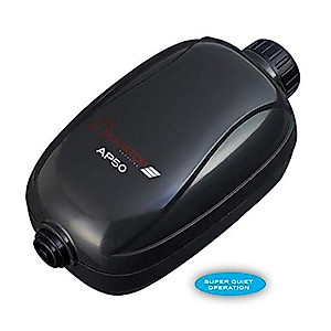 Aquatop Breza Aquarium Air Pump Single Outlet, Fully Adjustable, Super Quiet, up to 50 Gal Fish Tank, AP-50