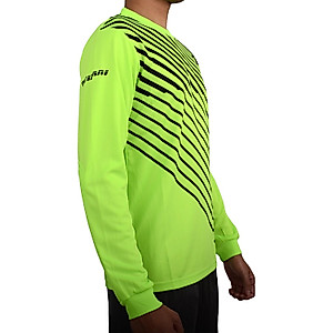 Vizari Arroyo Youth Soccer Goalkeeper Jersey for Youths | Shock Absorbing Long Sleeve Goalie Jersey (US, Alpha, Large, Regular, Green/Black)