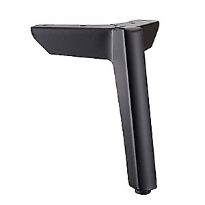 WeiLaiKeQi Furniture Sofa Legs, Metal Furniture Legs, Bed Risers for Table Sofa Cupboard, Black 8cm