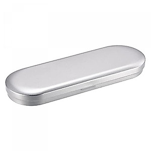 uxcell Metal Tin Box, 2pcs 6.89" x 2.36" x 0.71" Rectangular Empty Tinplate Storage Containers with Hinged Lids