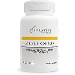 Integrative Therapeutics - Active B-Complex - Cellular Energy Production*- with 8 B-Vitamins, Vitamin B12, Folate, Choline - 60 Capsules