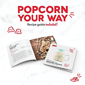 Dash Microwave Popcorn Popper for Fresh Movie Theater Style Popcorn at Home - Aqua