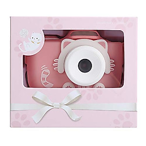 Kids Camera, Cartoon Anti-Drop Children's Gift High Definition Mini with Lanyard for Home