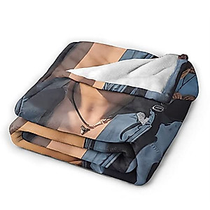 Outer Blankets Banks Television Series Rudy Pankow as JJ and Super Soft and Comfortable Fleece Blankets for Sofa,Office Bed car Camp Couch 50" X40"