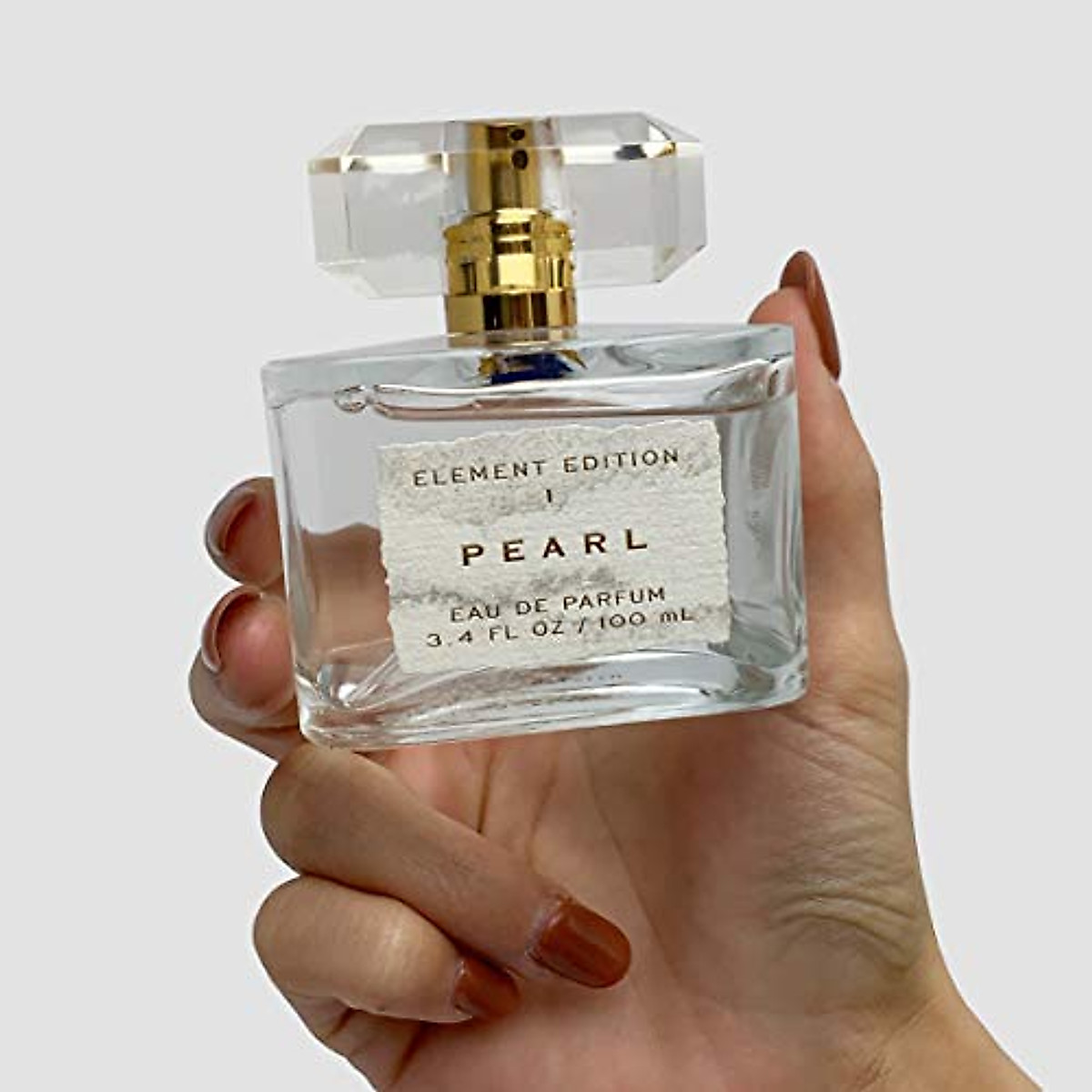 Tru Fragrance Beauty Element Edition Women's Perfume Spray - Pearl, 3.4 oz 100 ml - Calming and Relaxing Fragrance with a Blending of Peach, Rosewater, and Skin Musk