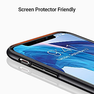 TORRAS 𝗨𝗽𝗴𝗿𝗮𝗱𝗲𝗱 Slim Fit Compatible for iPhone 11 Pro Max Case, [Thin as No Case on] [Silky Smooth Touch] Matte Finish Grip Hard Plastic Phone Cover Case for iPhone 11 Pro Max Cases, Black