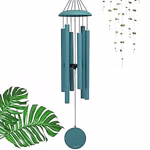 Vanquer Wind Chimes for Outside Deep Tone - 38'' Wind Chimes Outdoor Clearance, Deep Tone Wind Chimes, Windchimes Outdoors, Memorial Wind Chimes, Sympathy Gift, Garden Patio, Home Décor, Patina Green