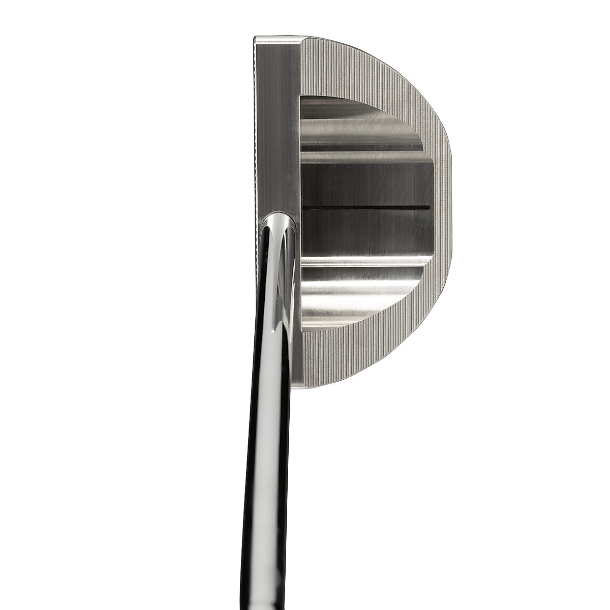 Bell IV N-390 No-Offset Center Shaft Full-Mallet Golf Putter + Winn Dri-Tac Dark Gray Midsize Grip (Right, 37)