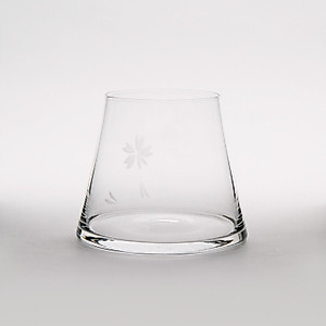 Mars Planning [Premium Gift Set] Tajima Glass Mount Fuji Base Fujisan Glass Set Fuji Glass / Fujisan Hoei Glass (Clear) / With Wooden Coaster