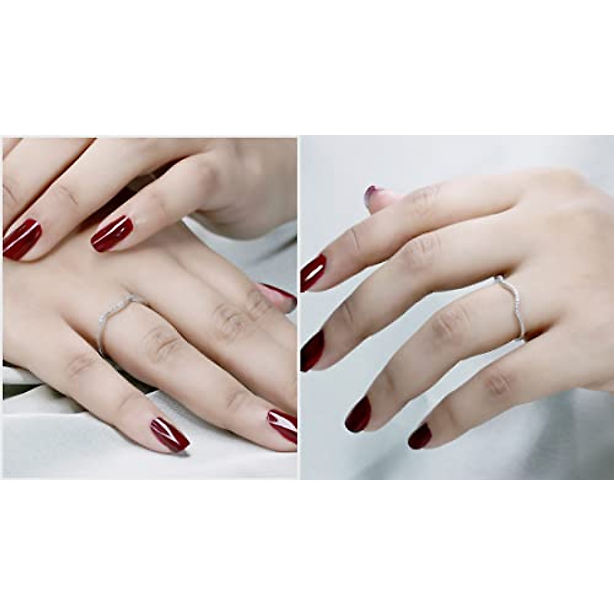 Dazzlingrock Collection Round White Diamond Enhancer Wedding Band for Women (0.12 ct, Color I-J, Clarity I1-I2) in 14K White Gold, Size 7