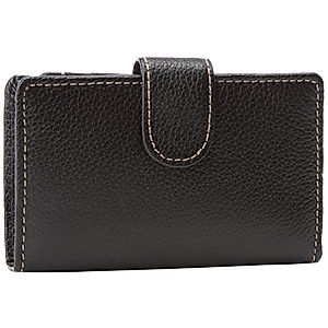 Mundi Rio Leather Frame Index Wallet,Black,one size