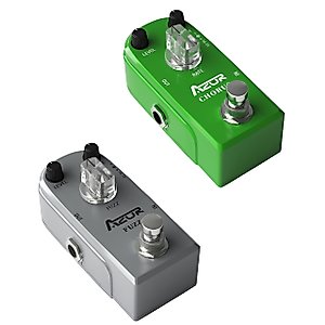 AZOR Fuzz Guitar Effect Pedal with Chorus Guitar Effect Pedal Pure Analog with True Bypass AP-309
