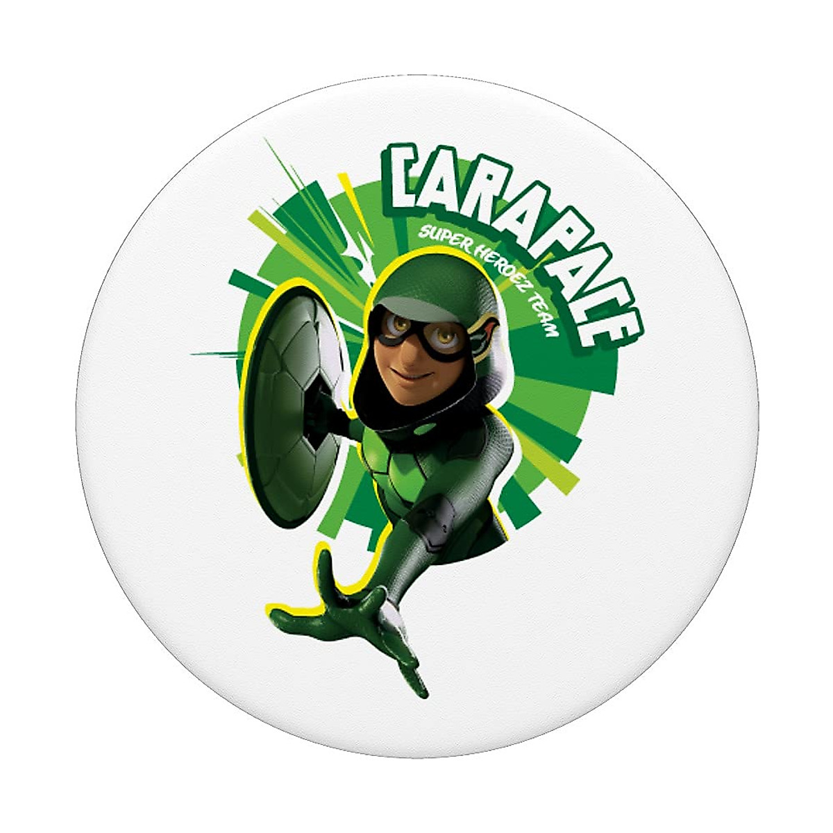 Miraculous Collection Carapace Super Heroez Team PopSockets Swappable PopGrip