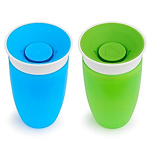 Munchkin® Miracle® 360 Toddler Sippy Cup, Green/Blue, 10 Oz, 2 Count