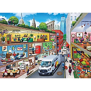 MasterPieces 1000 Piece Jigsaw Puzzle for Adults, Family, Or Kids - City Living - 19.25"x26.75"