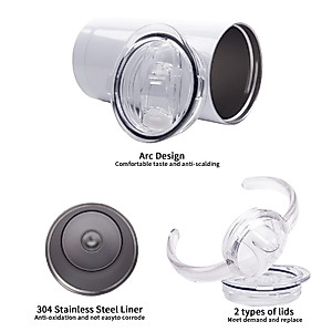 OKBA 6 Pack 12 OZ Sublimation White Blank Straight Sippy Cup，Toddler Insulated Stainless Steel Travel Mug Water Bottle with Handles for Kids and Children with Screw-ON LIDS