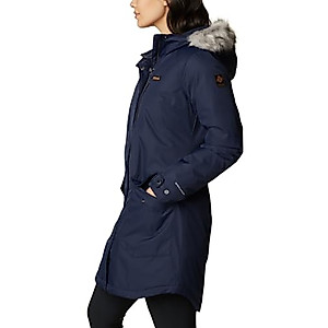 Columbia Women's Suttle Mountain Long Insulated Jacket, Dark Nocturnal, 2X Plus