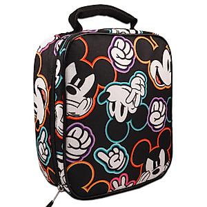 Mickey Mouse Lunch Bag for Kids Set - Mickey School Supplies Bundle with Mickey Mouse Lunch Box, Stickers, More | Mickey Mouse Lunch Bag
