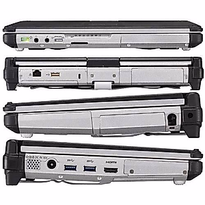 Panasonic Laptop Convertible Tablet CF-C2, Intel i5 4th Gen, 1.90GHz, 12.5 HD Touchscreen, 12GB, 240GB SSD, Webcam, WiFi, Bluetooth, Windows 10 Pro Upgraded (Renewed)