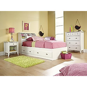 Sauder Shoal Creek Night Stand, Soft White finish