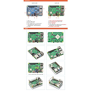 FriendlyARM NanoPi M4B 2GB DDR3 Rockchip RK3399 SoC 2.4G & 5G Dual-Band WiFi,Support Android and Ubuntu, AI and deep Learning