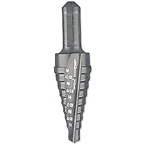 LENOX Tools Step Drill Bit, 1/4-to-3/4-Inch (30883VB3)