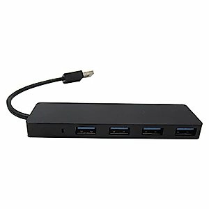 New! USB 3.0 Hub 4-Port Adapter for Charger Data Slim Super Speed PC for Mac Laptop Desktop