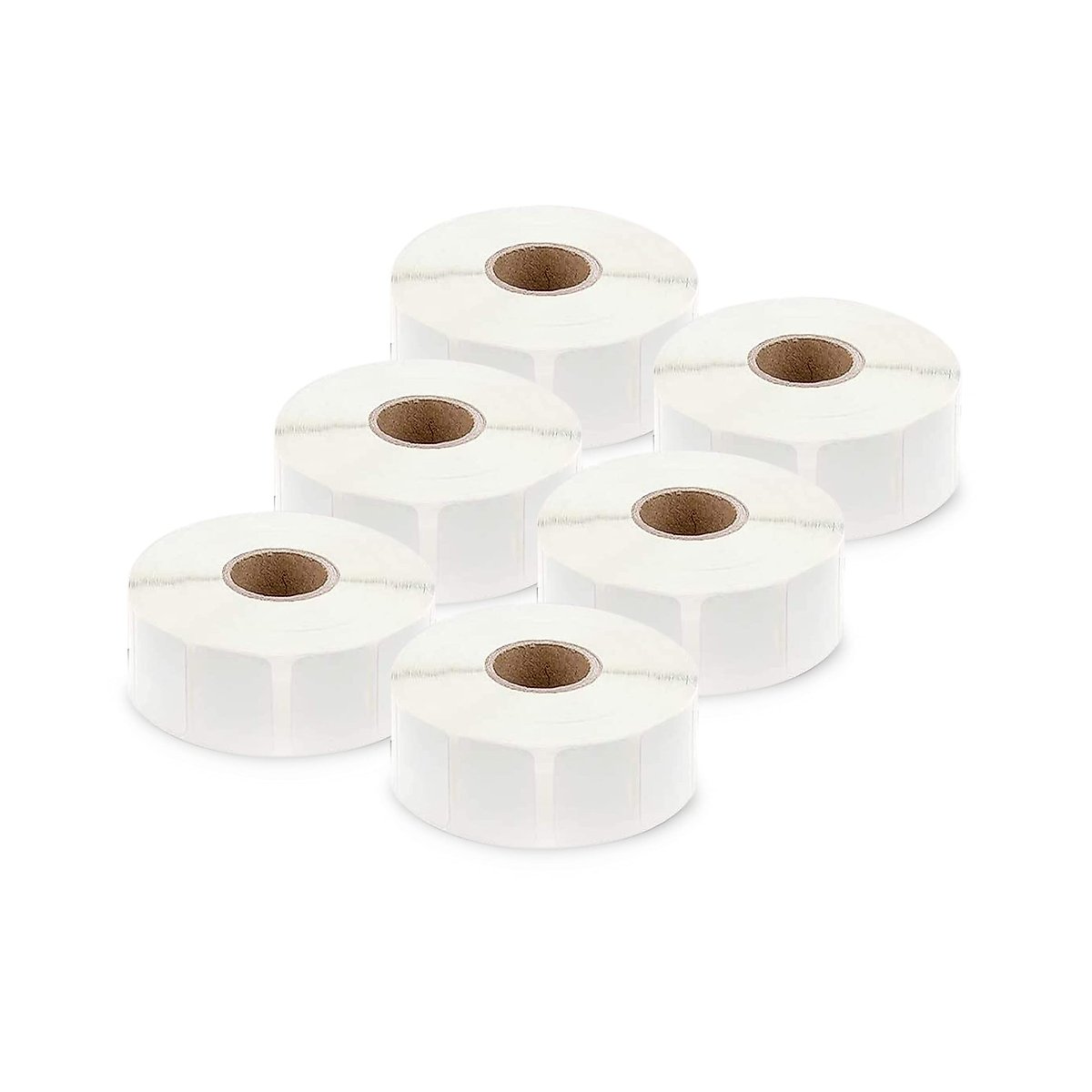 enKo 1.5 x 1 Inch Direct Thermal Labels (6 Rolls, 3120 Labels) Adhesive 1-1/2 x 1 Labels (1 in Core) Use as Barcode Labels, Address & Book Spine Labels - Compatible with Zebra Rollo Label Printer