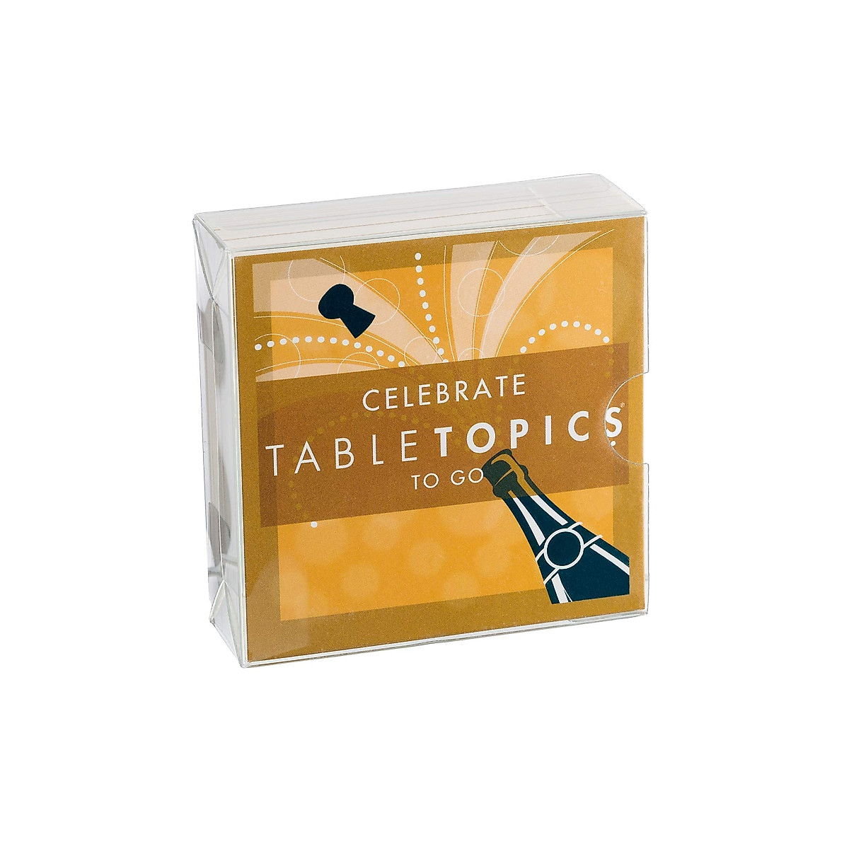 TableTopics Celebrate to Go - 40 Conversation Cards for Parties, Getting to Know You Game, Great Gift