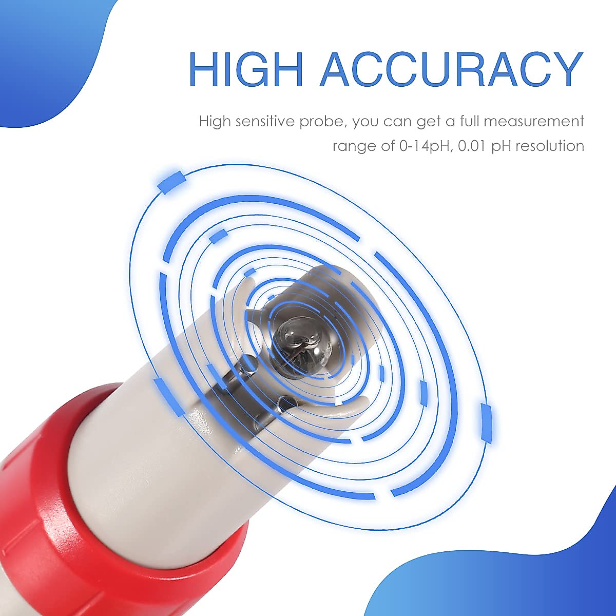 Bestooth pH Meter, 0.01 Resolution High Accuracy Digital pH Tester with ATC: 4 in 1 PH TDS Temperature Meter for Drinking Water, Hydroponics, Lab, Aquarium