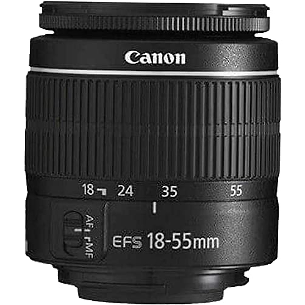 Canon EOS 3000D (Rebel T100) DSLR Camera with EF-S 18-55mm DC III & 75-300mm Lenses Deluxe Accessory Bundle – Includes: 2X SanDisk Ultra 64GB Memory Card, Spare Battery, Black (Renewed)